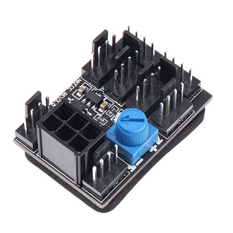 고전력 섀시 팬 Pwm 허브 속도 컨트롤러 1 ~ 8 어댑터 3 핀4 핀 데스크탑 컴퓨터 냉각 팬 스플리터컴퓨터 케이블 And 커넥터 Aliexpress