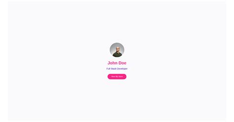 Portfolio Free React Tailwind Component