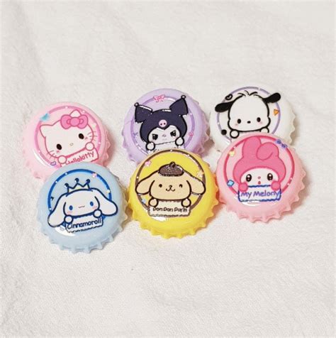산리오 캐릭터 뱃찌 쿠로미 시나모롤 포차코 폼폼푸린 마이멜로디 헬로키티 에이블리