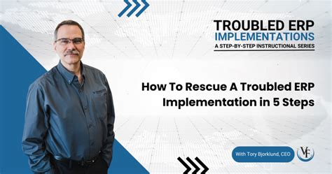 How To Rescue A Troubled ERP Implementation In Steps Victoria Fide Consulting