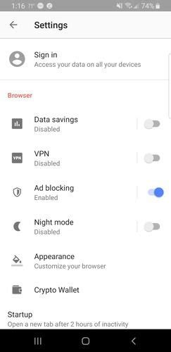 How To Use Opera Browser S Free VPN For Android Make Tech Easier