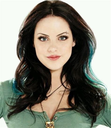 Elizabeth Gillies Blue Highlights