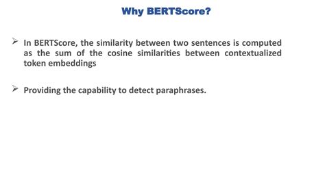 Architecture Of Bert Score Evaluation Metricpptx