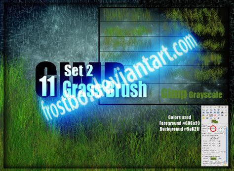 Grass Brush For GIMP SET By FrostBo On DeviantArt
