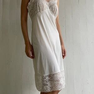 Gorgeous Vintage Lace Lingerie Slip Dress Etsy