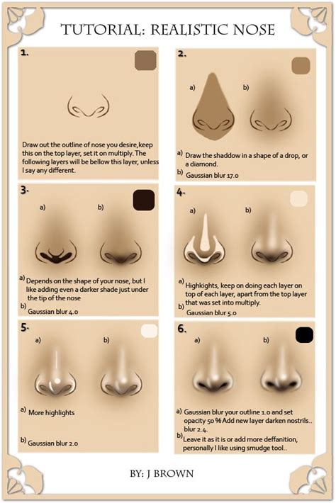Tutorial Realistic Nose By Cgart U On DeviantART Drawing Tutorial Tutorial Eye Drawing