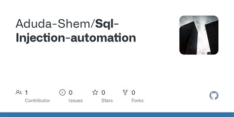 Github Aduda Shemsql Injection Automation