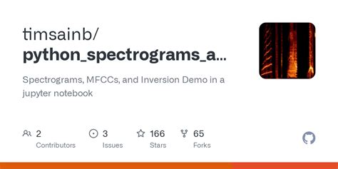 Github Timsainbpythonspectrogramsandinversion Spectrograms