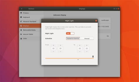how to enable night light on ubuntu and why you should omg ubuntu