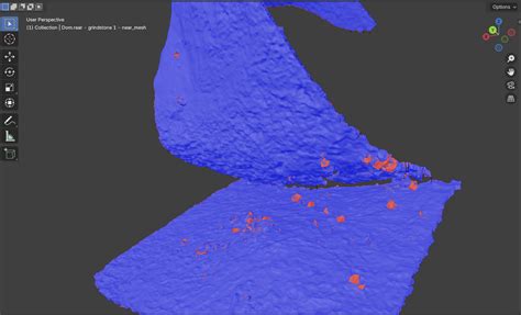 3d printing how to avoid artifacts penetrating surface when