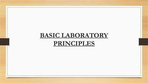 Clinical Laboratory Technology Basic Laboratory Principles Pdf