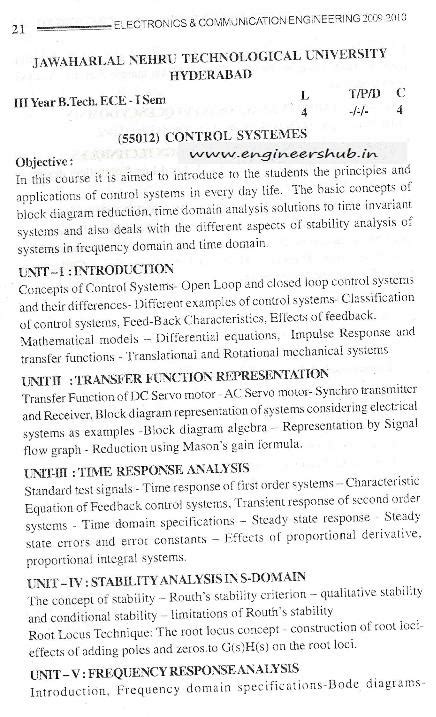 Pdfsyllabus Bookjntuhbtechece3 1ecepdf Crt Block