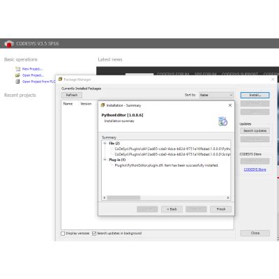 Python Editor CODESYS Store International