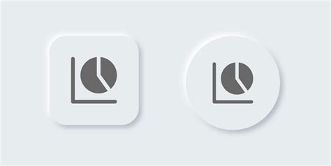 Chart Solid Icon In Neomorphic Design Style Statistic Signs