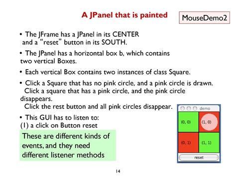 cs2110 guis listening to events ppt download