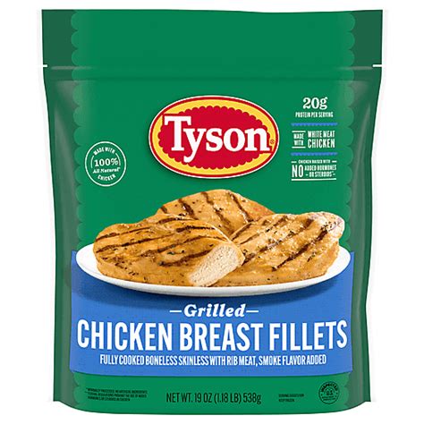 Tyson Chicken Breast Fillets Grilled 19 Oz Chicken Market Basket