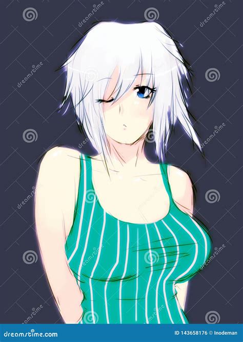 Cute And Anime Girls Stock Illustration Illustration Of Animal 143658176