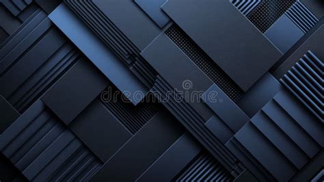 Abstract Geometric Pattern With Various Shades Of Blue And Gray Modern And Contemporary Design