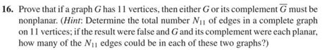 Solved Prove That If A Graph G Has Vertices Then Chegg