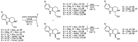 Scheme 4 Synthesis Of 1 Hydroxyalkyl Thβc Enantiomers Substituted In Download Scientific