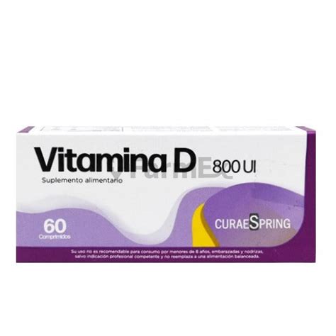 Vitamina D 800 Ui X 60 Comprimidos