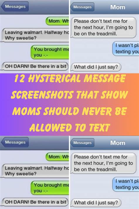 12 Hysterical Message Screenshots That Show Moms Should Never Be