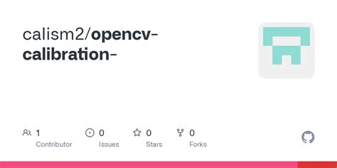 Github Calism2opencv Calibration