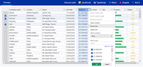 Javascript Datagrid Systeme Hackspoiler De