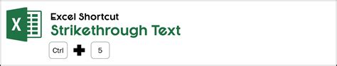 Excel Shortcut Keys Strikethrough Avaasl