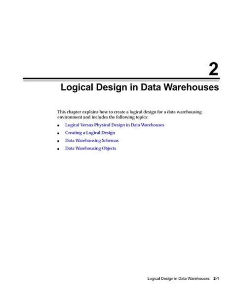 Lecture 1a Data Warehousing Conceptspdf