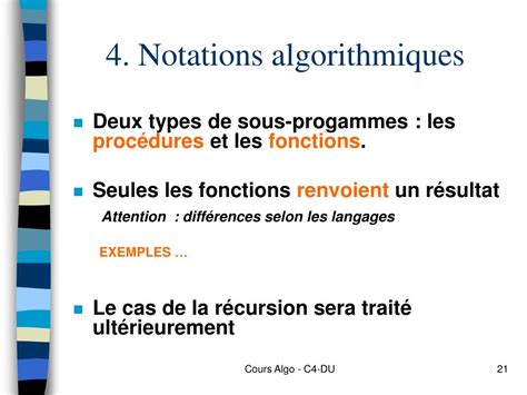ppt cours algorithmique et analyse introduction powerpoint
