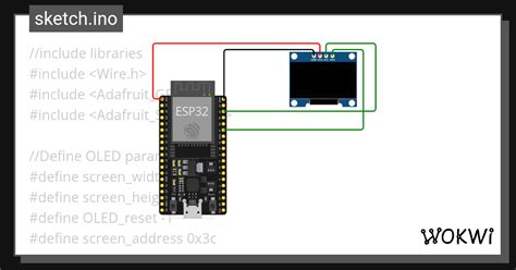 Oled Test Wokwi Esp32 Stm32 Arduino Simulator Oled Test Wokwi Esp32 Stm32 Arduino Simulator