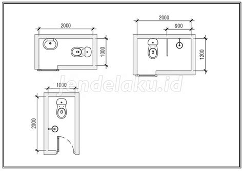 denah model desain kamar mandi minimalis modern 52 off