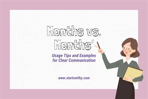 Months Vs Months Usage Tips And Examples For Clear Communication