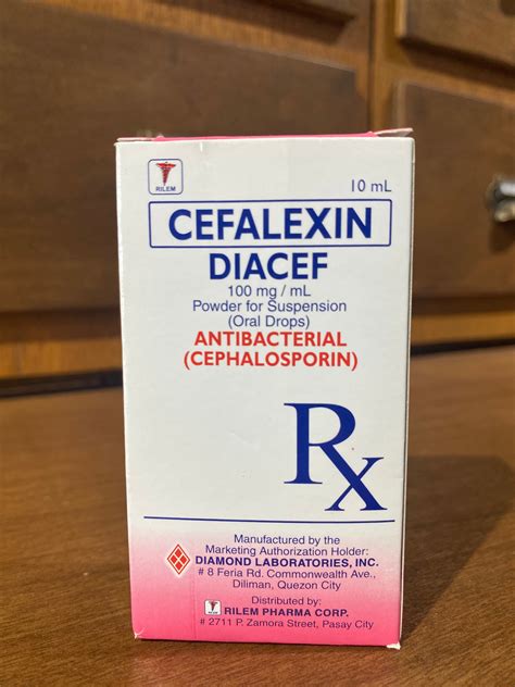 Cefalexin Diacef 100mgml 10ml Oral Drops Meds For All