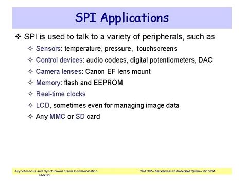 Asynchronous And Synchronous Serial Communication Coe 306 Introduction