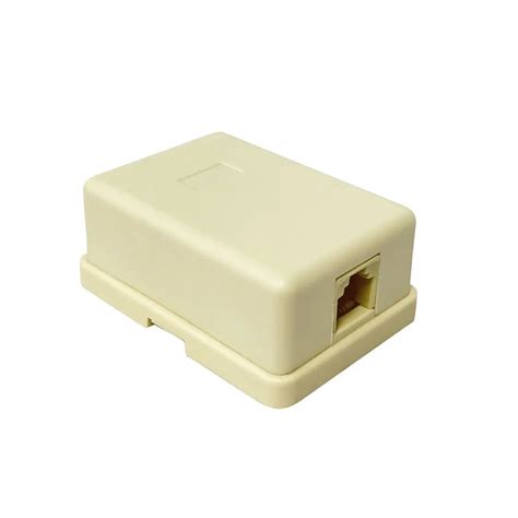 Cable Connector Telephone Distribution Box 5g Single Port Rj11 6p2c Jack Rj11 Modular Keystone