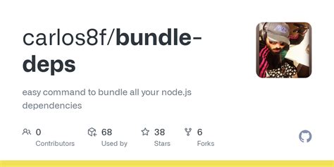 GitHub Carlos F Bundle Deps Easy Command To Bundle All Your Node Js Dependencies