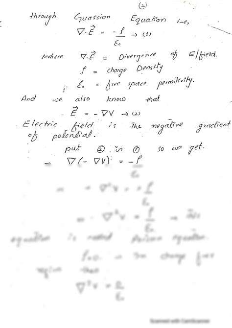SOLUTION Physics Laplace Equation Laplace Eq And Dimension Boundary Condition And