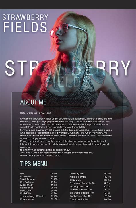 Strawberry Fields Strawberry Fields Nude On Cam Free Live Sex Chat Room CamSoda
