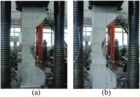 Failure Modes Of Columns A Compression Failure And B Tension