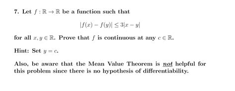 solved 7 let f r r be a function such that f x f y ]