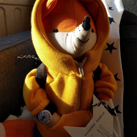 Olle The Fox Cute Stuffed Fox Made To Order Etsy Dinosaur Stuffed