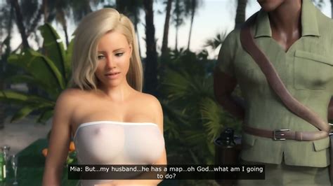 Animate Cheating In The Jungle 3d Wife Showed Her Tits To The