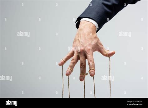 Man Hand Puppet Strings Hi Res Stock Photography And Images Alamy