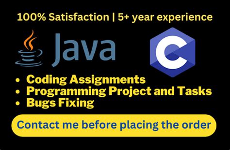 Do Java And C Assignments Projects Bug Fixing And Coding Task By Riyadutta Fiverr