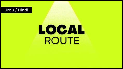 Why Routers Add Their Own Interface Ip Address With 32 In Routing Table Explained Urdu Hindi