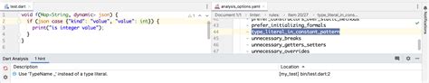 Type Literals In Switch Cases Are Confusing · Issue 2911 · Dart Lang