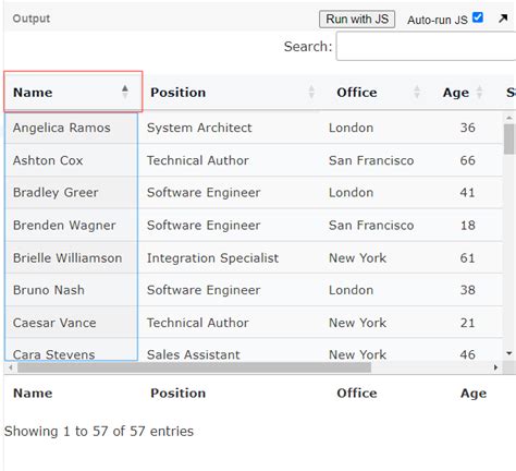 Header Misalign Using Tailwind CSS Tech Preview With ScrollX True DataTables Forums