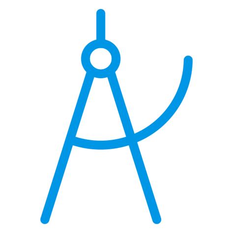 Protractor Generic Blue Icon